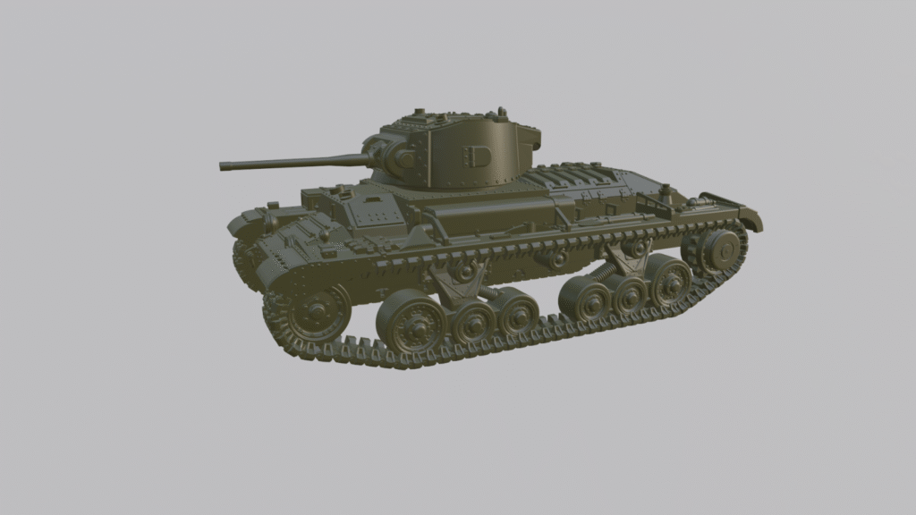 WW2 UK VALENTINE MK-IV TANK, 3D PRINTED, MANY SCALES AVAILABLE | Battle ...